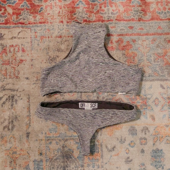 Beach Riot | Swim | Beach Riot X Stone Cold Fox Elle Halter Bikini Top ...